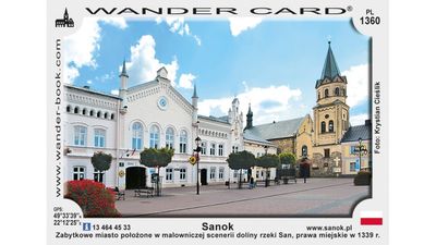 PL-1360 Sanok (Karta turystyczna) • Mapy.com